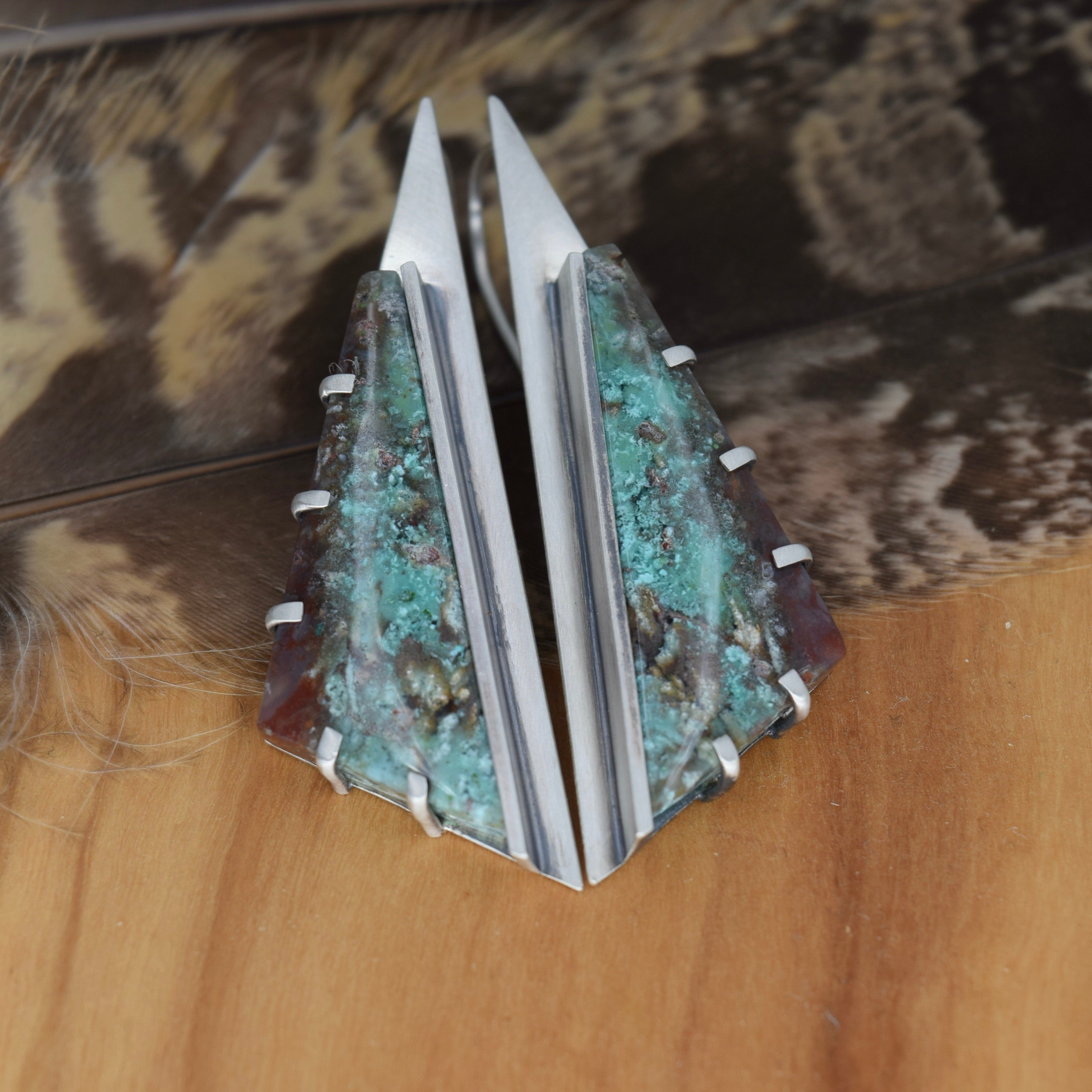 Sharp Angles Earrings – hawkhummingbirdmoon